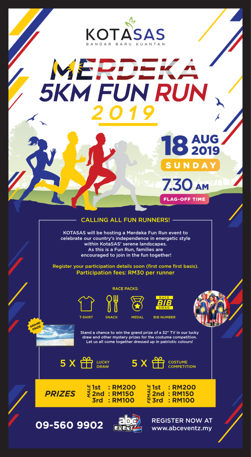 MERDEKA FUN RUN - KotaSAS, Bandar Baru Kuantan